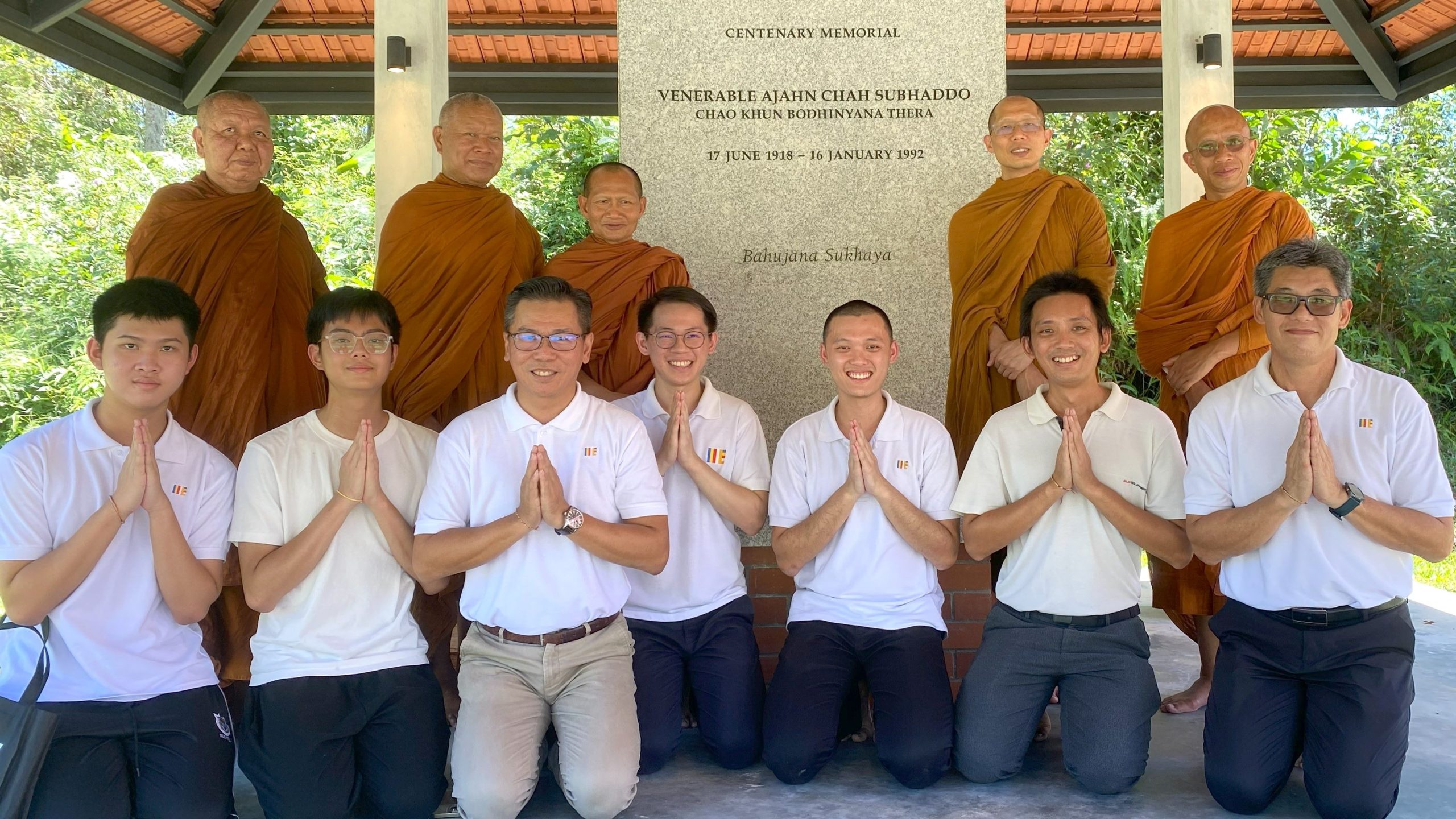 Thai forest monks visit Wisdom Park – Wisdom Park